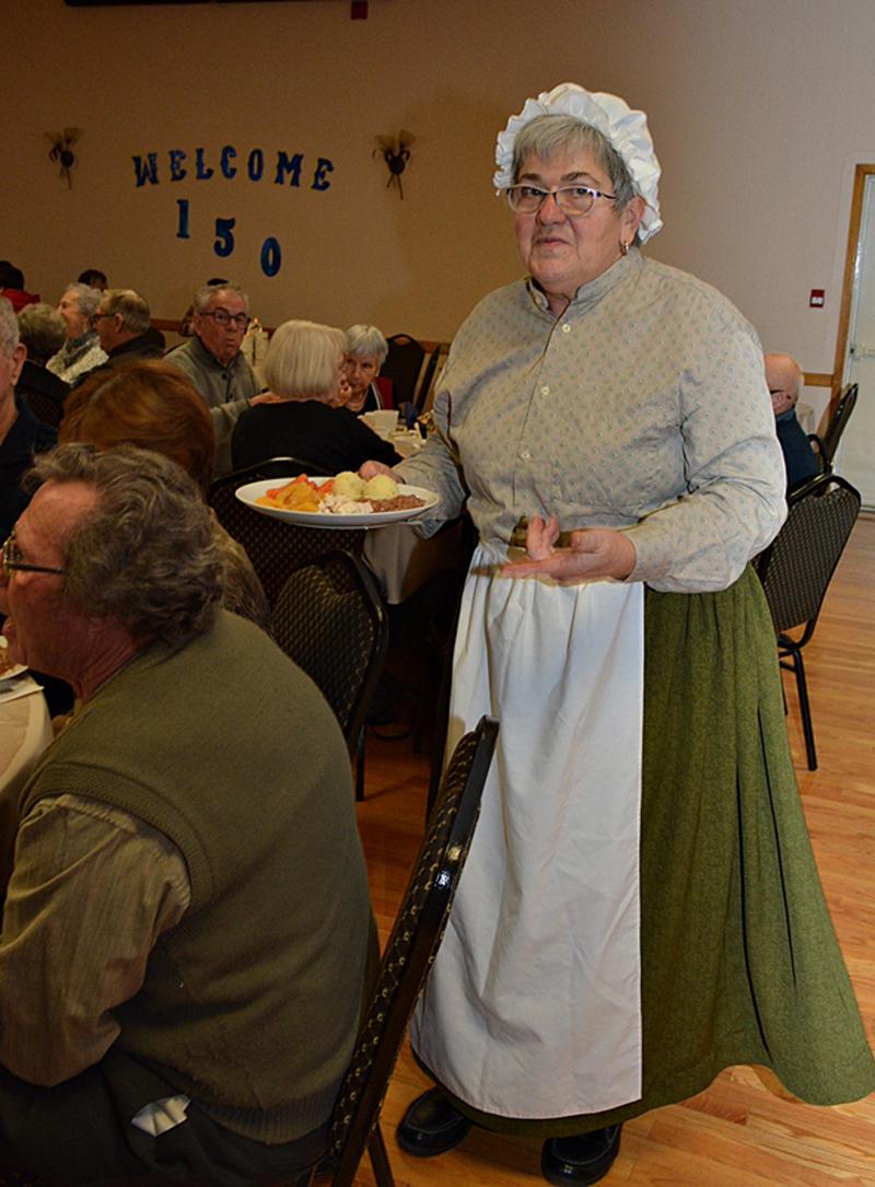 An old fashion dinner being served. - The Review Newspaper