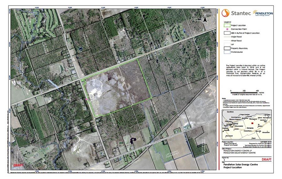 Pendelton solar farm map - The Review Newspaper
