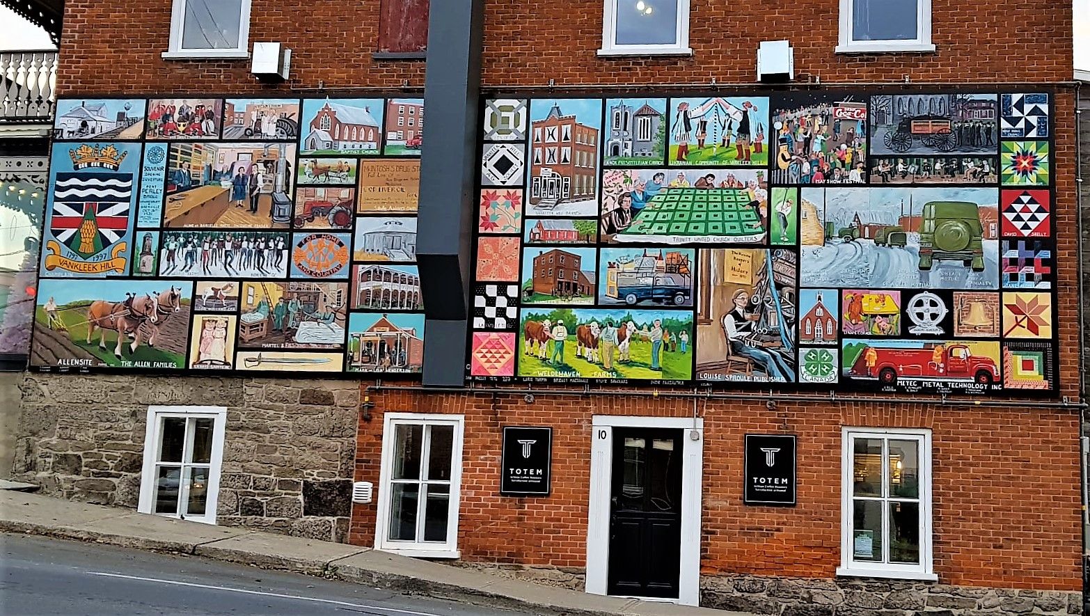 Vankleek Hill’s Community Patchwork Mural is back! - The Review Newspaper