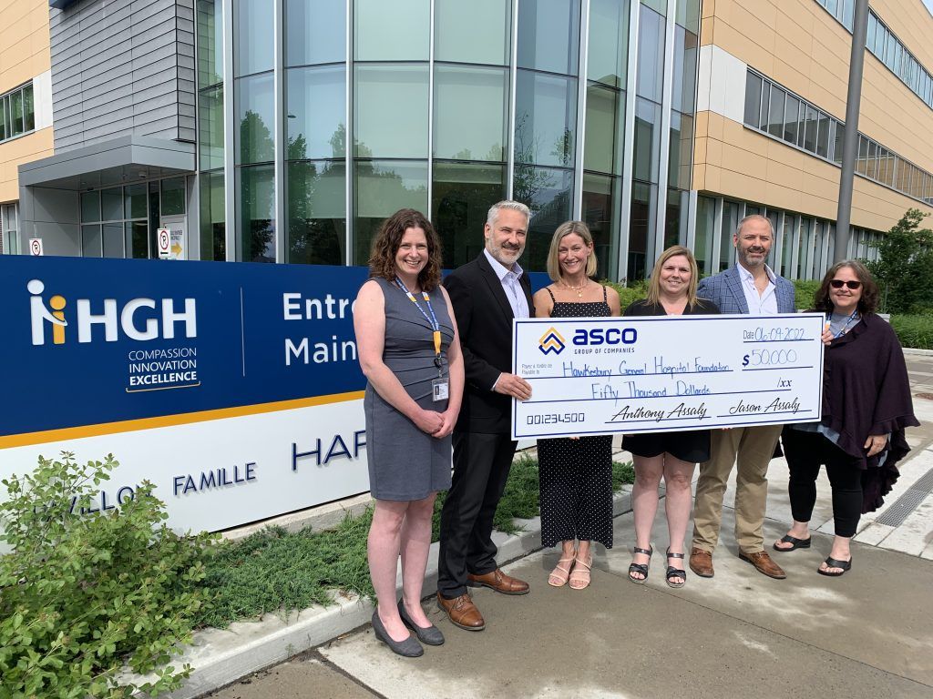 ASCO Group donates $50,000 to HGH Foundation’s fundraising campaign ...