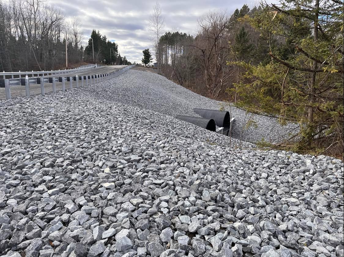 Indian Creek Road open to traffic as twin culvert completed