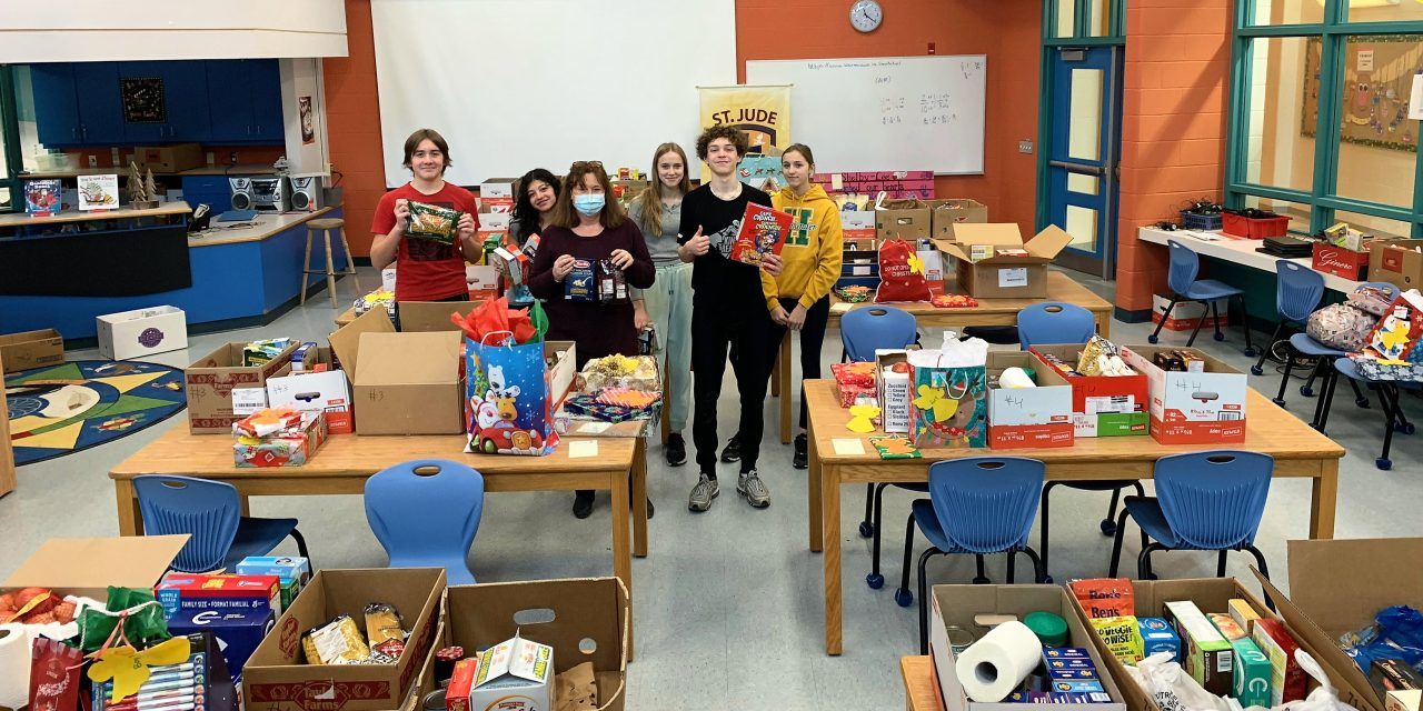 St. Jude Catholic School Christmas baskets - The Review Newspaper