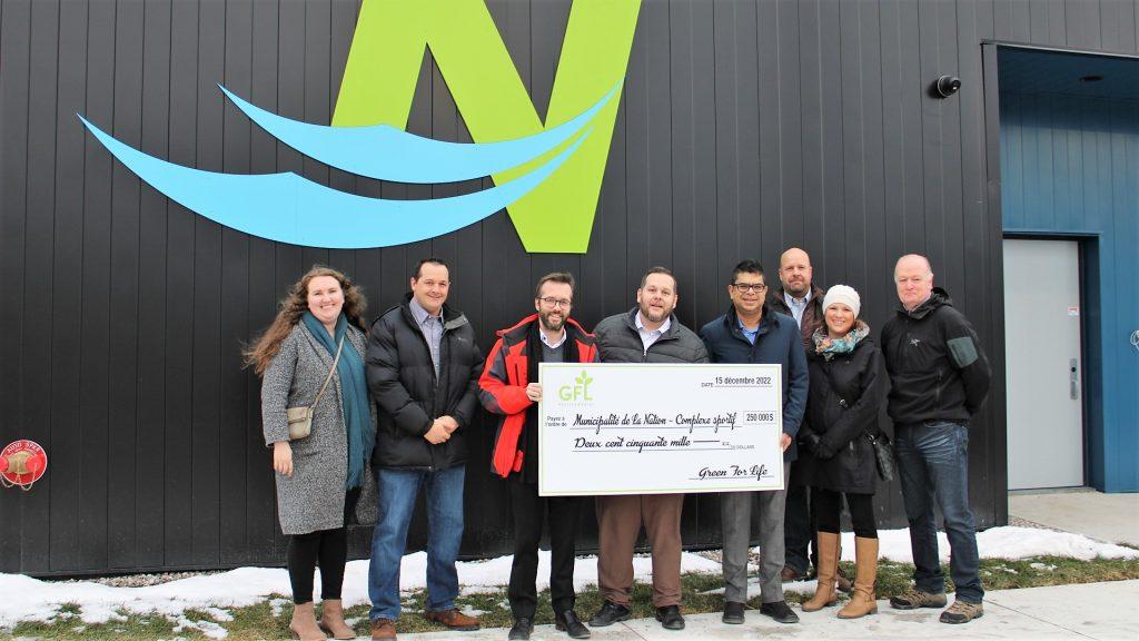 Nation Sports Complex receives $250,000 donation from GFL - The Review ...