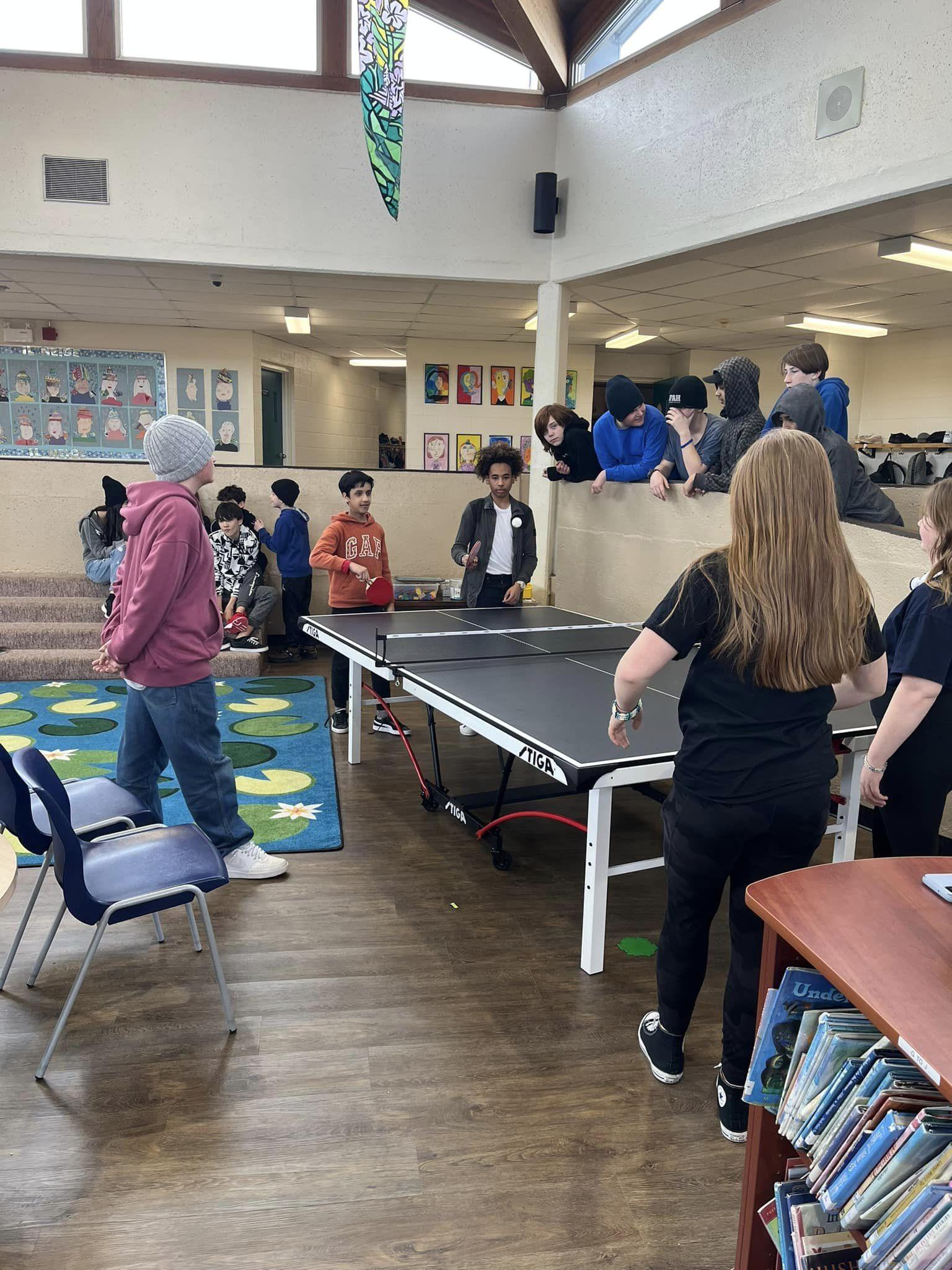 New paint and ping-pong among changes to local school libraries