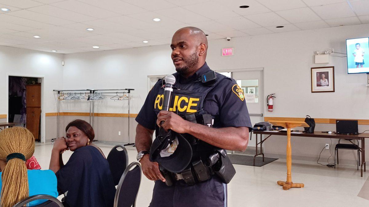 Hawkesbury OPP building relationship with newcomers to Canada