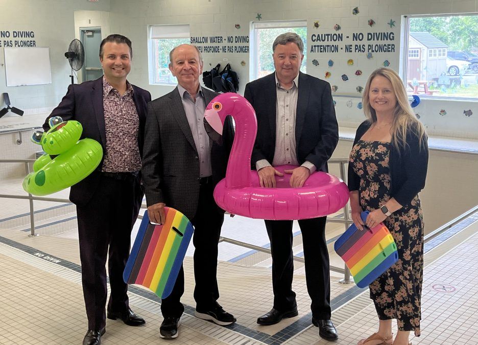 Pool reopening at Glengarry Memorial Hospital