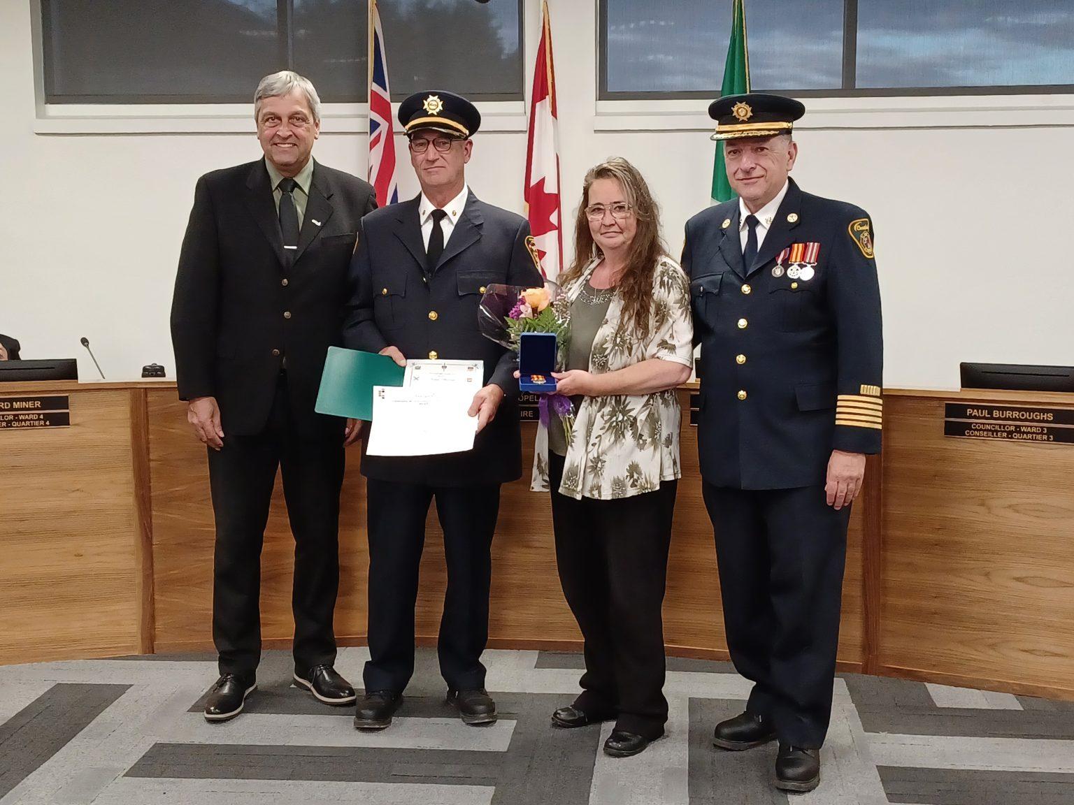Champlain firefighters recognized for long service to community - The ...