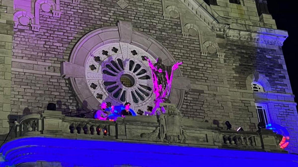 A night of sound and light outside Hawkesbury church - The Review Newspaper